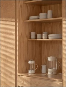 Béžová skleněná rychlovarná konvice 1,2 l Emma – Stelton