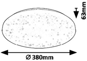 Rabalux 5436 - LED Stropní svítidlo ROB LED/32W/230V