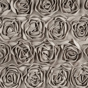 ZATEMŇOVACÍ ZÁVĚS NA KROUŽCÍCH EVA MINGE ROSES13 140X250 CM BÉŽOVÁ