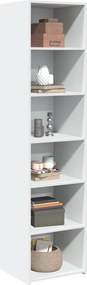 Skříň highboard bílá 45 x 41 x 185 cm kompozitní dřevo 3281673