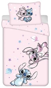 Jerry Fabrics Povlečení Lilo a Stitch Universe 140x200, 70x90 cm