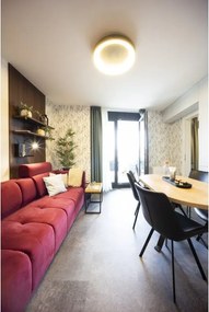 Led2 Stropní LED svítidlo BELLA SLIM ø 48 cm Barva: Černá, Teplota světla: 2700K/3000K/4000K, Stmívání, řízení: DALI TW