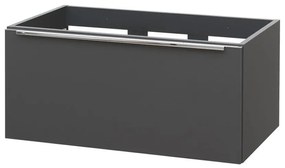Mereo Mereo, Mailo, koupelnová skříňka 81 cm, bílá, dub, antracit, CN536S