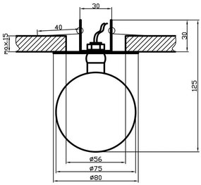 Bodové světlo SK-13 Candellux