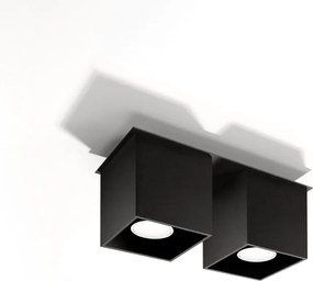 Sollux Lighting Stropní svítidlo QUAD 2 černé