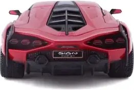 Bburago Plus Lamborghini Sian FKP37 - Red / měřítko 1:24