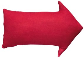 SCANquilt pletený polštářek NORTH POLE červenobílá vánoční dekorace