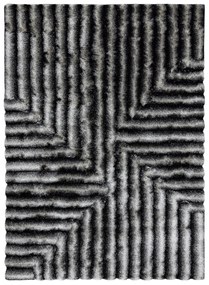 Dywany Łuszczów, Kusový koberec Flim 010-B3 grey, 80x150, šedá, ložnice