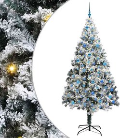 Umělý vánoční stromeček Bílá 240 cm PVC, ocel a plast 3396987