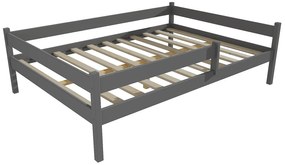 Vomaks Dětská postel DP 027 XL se zábranou Rozměr: 160 x 200 cm, Barva: barva bílá