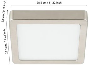 Eglo 98852 - LED Stmívatelné koupelnové svítidlo FUEVA-Z  LED/19,5W/230V IP44
