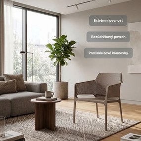 Nardi Plastové zahradní křesílko NET RELAX senape