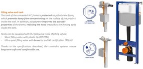 Cersanit Moduo, System50 MECH podomítkový rám + závěsná wc mísa Moduo Plus CleanOn + chromové tlačítko MOVI II, S701-769