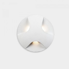 KHL K60104.01.WR.WH-WH.ST.8.30 ONIK TRE IP65 zapuštěné svítidlo do zdi pr. 47 mm bílá 3 W CRI >80 3000K Non-Dimm - KOHL-Lighting
