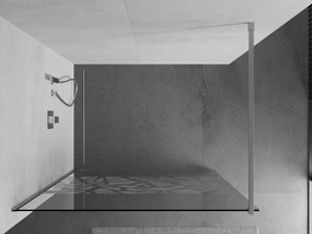 Mexen Kioto sprchová zástěna 80x200 cm 8 mm, chrom, bílé provedení, 800-080-101-01-85