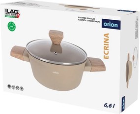 Kastrol s pokličkou/s keramickým povrchem 6,6 l Ecrina – Orion