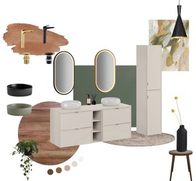 Comad Koupelnová skříňka pod umyvadlo Bella Cashmere 60 kašmír