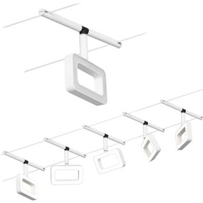 Paulmann Paulmann 94483 - SADA 5xLED/4,8W Bodové svítidlo FRAME 230V bílá W3830