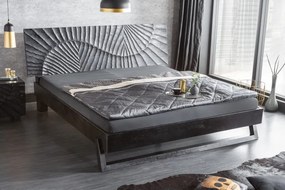 Noble Home Černá mangová postel Scorpion 180x200 cm