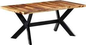 Jídelní stůl 180 x 90 x 75 cm masivní akáciové dřevo 247432