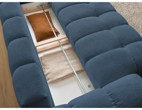 Tmavě modrá žinylková pohovka 278 cm Everest – Bobochic Paris