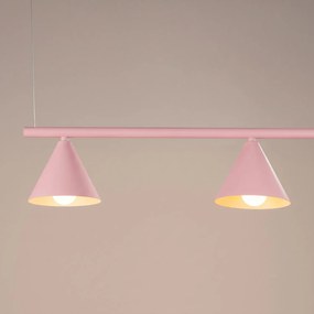 Sollux Lighting Lustr NOX 4L růžový