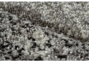 koberec FEEL 5672/16811 TROJÚHELNÍKY šedá / antracitová / krémovýová velikost 200x290 cm | krásné koberce cz