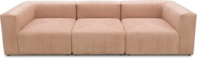 XXXLutz TŘÍMÍSTNÁ POHOVKA, textil, růžová, barva růžového zlata MID.YOU - Pohovky - 001776018416