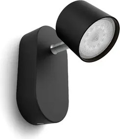 Philips Star 1x4.5W černá / LED bodové svítidlo / 500lm / 2700K / IP20
