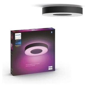 Philips-LED RGB Stmívatelné stropní svítidlo Hue LED/52,5W/230V pr. 425 mm černá