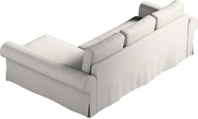 Potah na pohovku IKEA Backabro rozkládací se šezlongem barva šedá látka pletený vzor