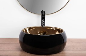 Rea, Umyvadlo na desku REA Luna Gold/Black, REA-U3306