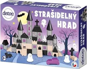 Detoa Dřevěná stavebnice Strašidelný hrad 97 dílů / od 3 let