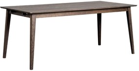 OnaDnes -20% Tmavě hnědý dubový jídelní stůl ROWICO FILIPPA 180 x 90 cm