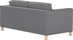 Potah na pohovku IKEA  Karlanda rozkládací, krátký barva šedá látka pletený vzor
