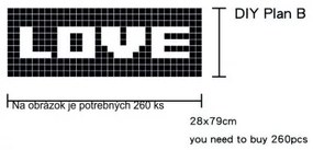 Nálepky na stenua samolepky srdce I SENTOP FA-501 FA501