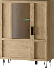 Casarredo - Komfort nábytek Vitrína nízká ALTEA 15 2D dub artisan