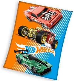 Dětská deka Hot Wheels Retro 130x160 cm