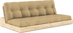 Karup Design  Rozkládací pohovka BASE - 758 Wheat Beige / Bez bočních boxů