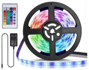 Aigostar - LED RGB Stmívatelný pásek 5m LED/24W/12/230V IP65 + DO