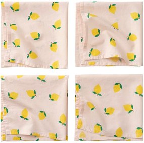 Ubrousky v sadě 4 ks 40x40 cm Milly Fruit – Ellos Home