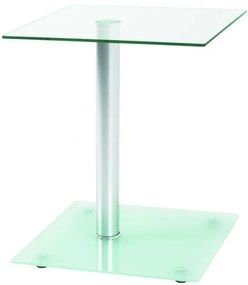 Mørtens furniture Odkládací stolek Shiloh, 52 cm, hliník