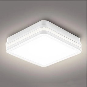 Brilagi - LED Venkovní svítidlo BENE LED/18W/230V 22x22 cm bílá IP54