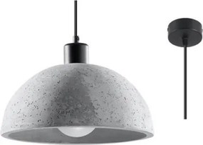 Betonový lustr SOLLUX Pablito E27 1x60W bez zdroje SL.0847