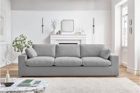 Světle šedá pohovka 250 cm Belair – Bobochic Paris