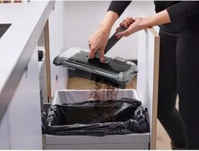 BlackDecker PSA215B-QW Šedá / Aku tyčový zametač / 7.2V / 0.35 l / Li-