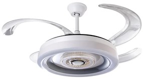 LED Stmívatelný stropní ventilátor LED/60W/230V + dálkové ovládání W-FSD8022/WEN