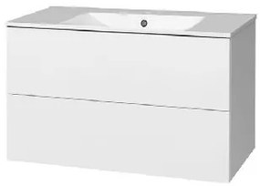 Mereo Aira - Skříňka s umyvadlem 1010x548x465 mm, 2 zásuvky, bíla CN712