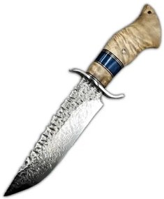 KnifeBoss lovecký damaškový nůž White Shadow King VG-10