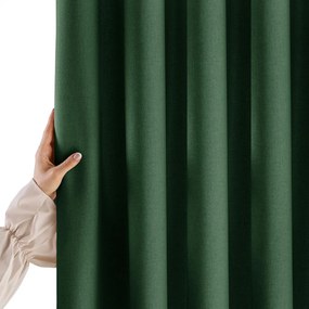 Tmavě zelený dimout závěs 265x250 cm Calisto – Filumi